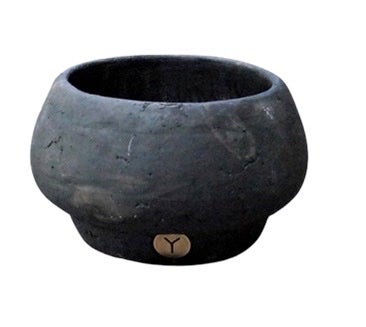 Short Round Planter - Industrial Black | Tosh Co. Home Store